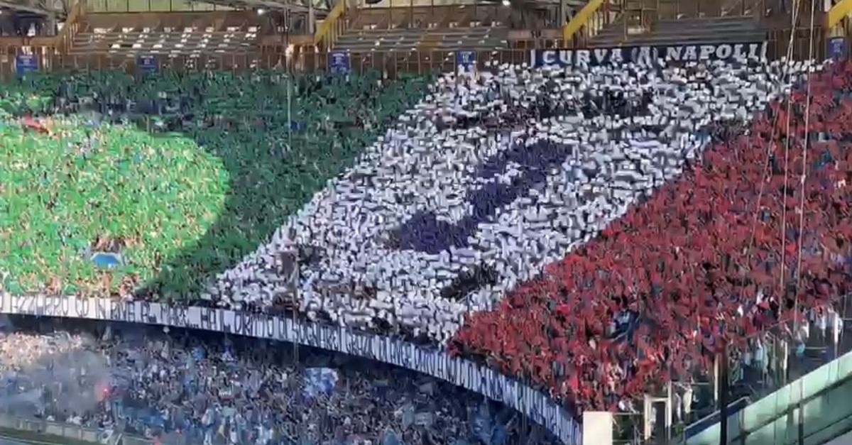 VIDEO Festa Scudetto, la coreografia della Curva è da brividi! - Calcio Napoli 1926