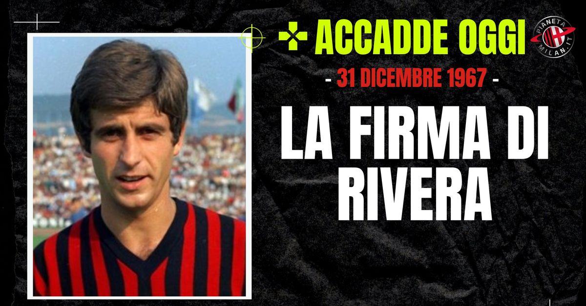 Milan, oggi il gol di Rivera nel 1967: ricordiamo la splendida rete ...