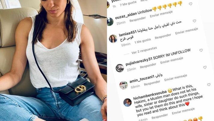 La moglie di Hakimi sommersa da commenti omofobi: “Inammissibili, che ...