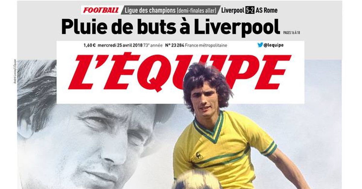 Prima Pagina, L’Équipe: “L’eleganza a Nantes, è deceduto Henri Michel ...