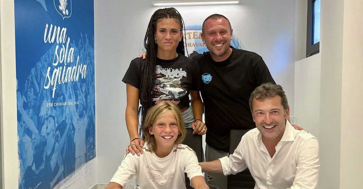 Christopher Cassano all’Entella per un’altra stagione: lo scatto con ...