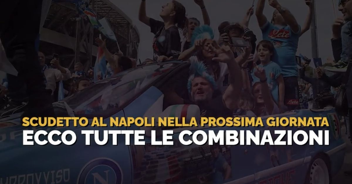 GRAFICA Scudetto, ecco quando il Napoli può diventare campione: tutte le combinazioni - Calcio ...
