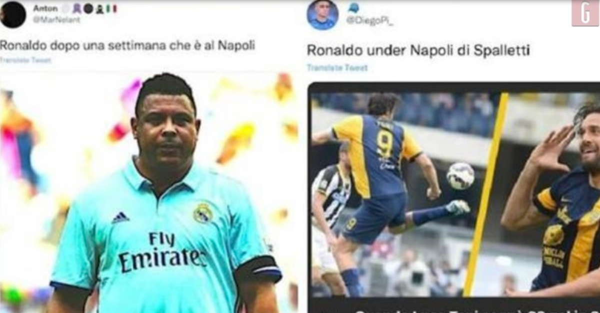 Ronaldo al Napoli? I social non perdonano con meme esilaranti | VIDEO ...