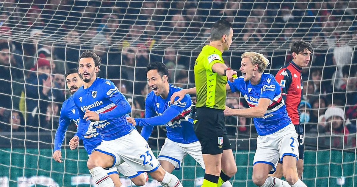 Serie A, Genoa-Sampdoria 1-3: Gabbiadini decide il derby, Shevchenko a ...