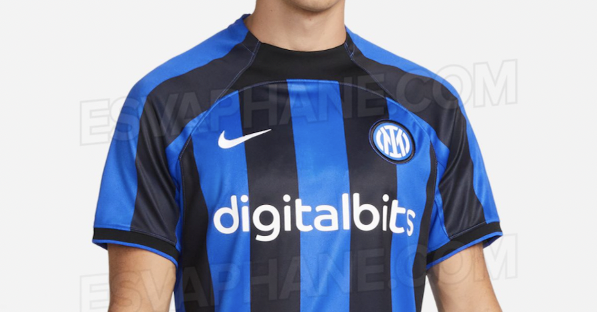 Inter, ecco i leak delle foto ufficiali della maglia home 22/23 – FOTO ...