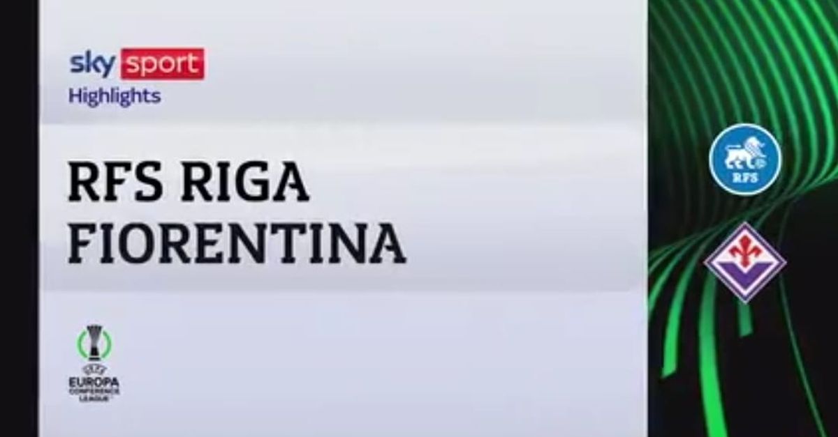 Conference League, RFS Riga-Fiorentina 0-3: gol e highlights | VIDEO ...