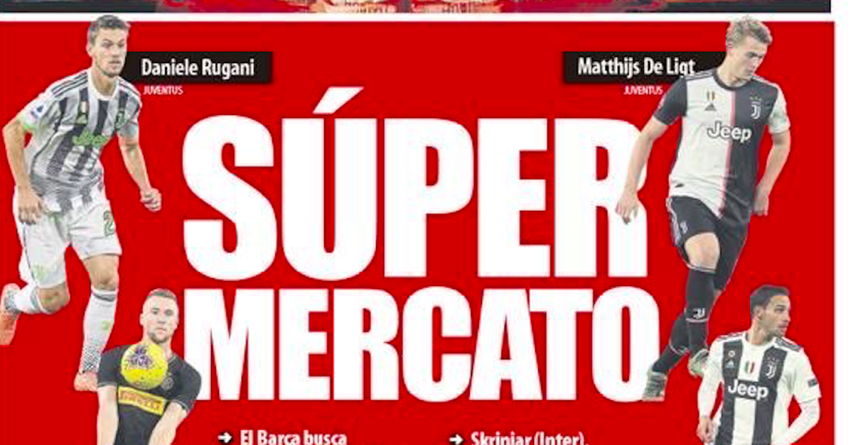 Mundo Deportivo oggi: “Skriniar, de Ligt e non solo: super mercato ... Mundo Deportivo oggi: “Skriniar, de Ligt e non solo: super mercato ...