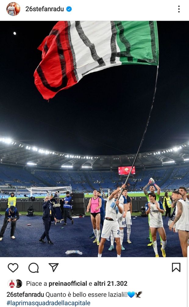 L’MVP non giocatore: osannato Radu, dopo la mini-rissa nel derby ...