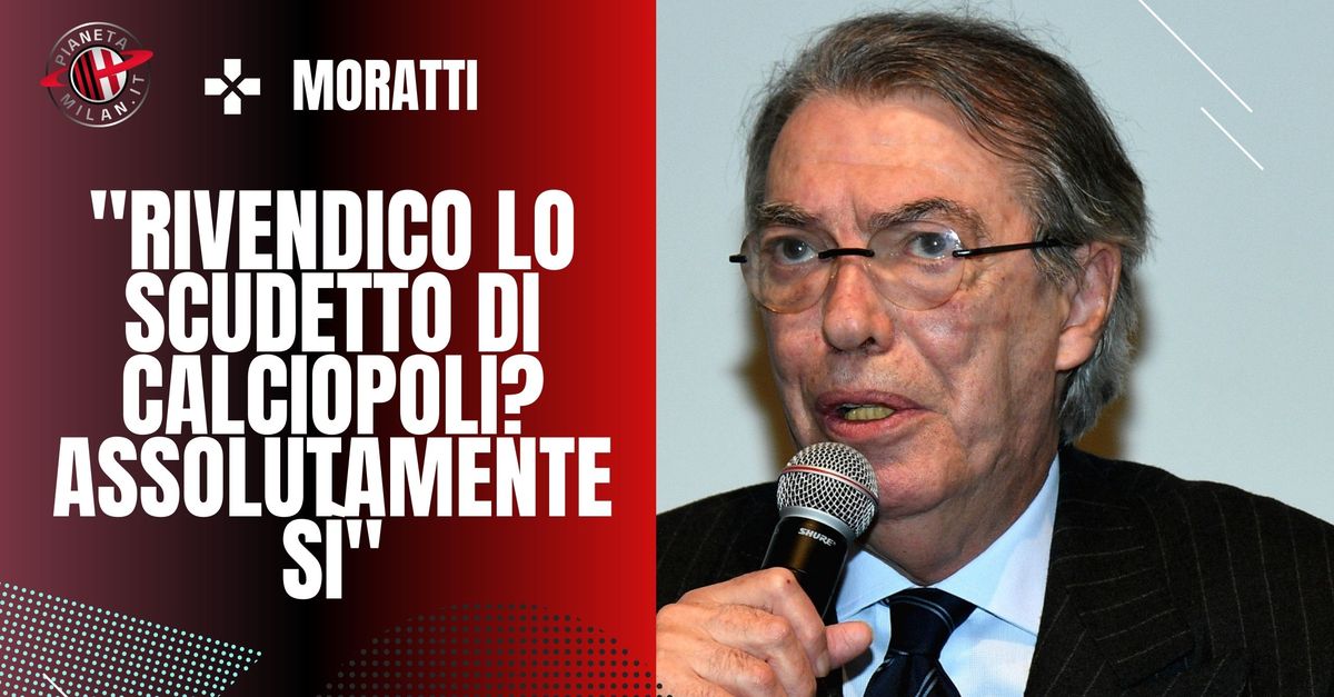 Moratti: “Inter vittima, Serie A manipolata. Dovevano vincere Juve o ...