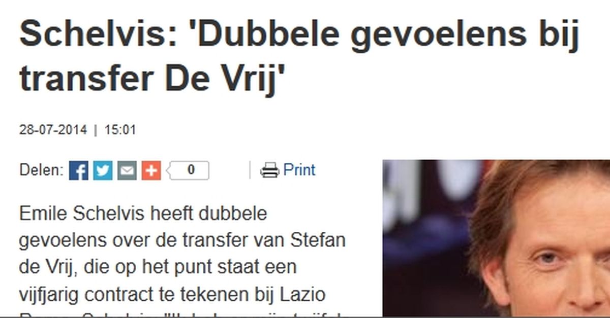 Emile Schelvis: “Dubbi su De Vrij alla Lazio: è una squadra da metà ...