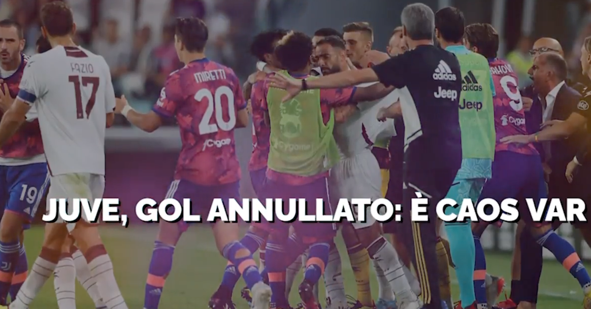 Video Juve Gol Annullato E Caos Ecco Cosa è Successo Fc Inter 1908