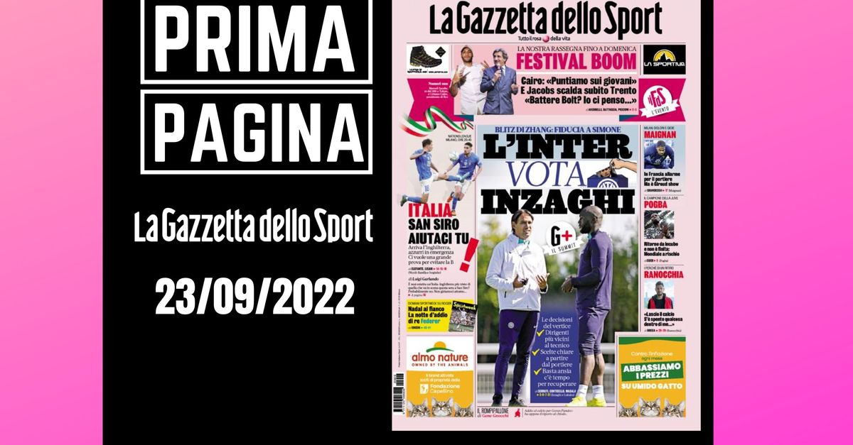 Prima pagina Gazzetta dello Sport: per il Milan gioie e dolori dalla ...
