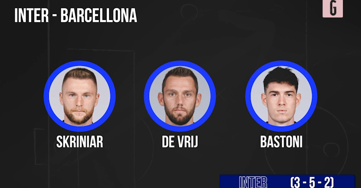 Video Inter Barcellona Lautaro Cè Xavi Con La Difesa A 3 Le