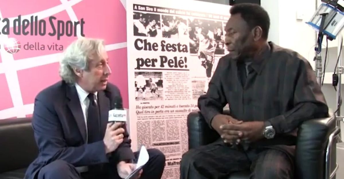 Pelé e l’intervista alla Gazzetta: “Potevo giocare nel Milan” | VIDEO ...