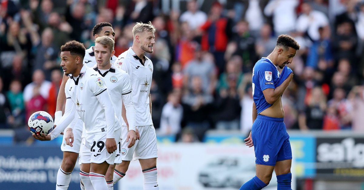 Derby del Galles: Callum Robinson espulso dopo sei minuti, un “momento ...