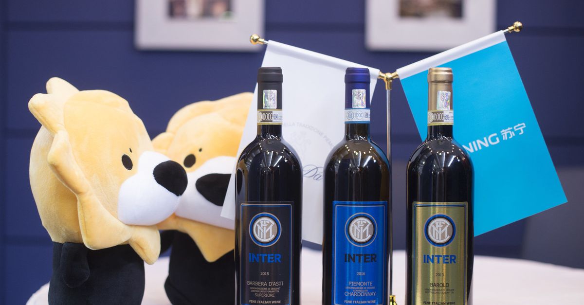 Suning,ecco i vini personalizzati per l’Inter. Zhang: “Porteremo i ...