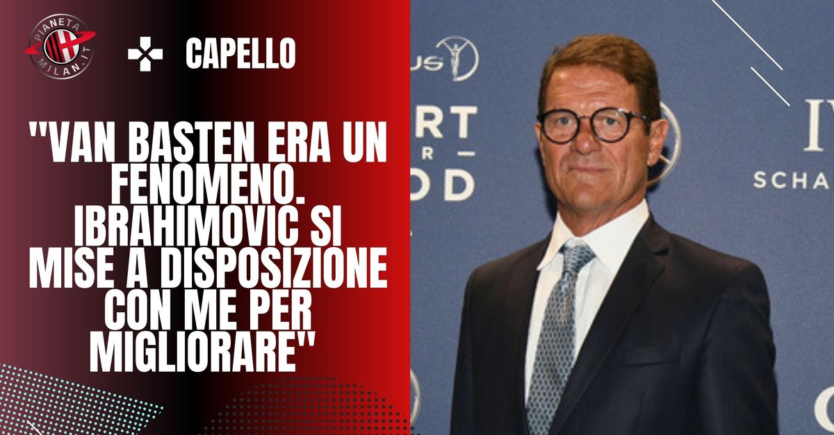 Milan, Capello: “Maldini e Baresi hanno incarnato la bellezza nel ...