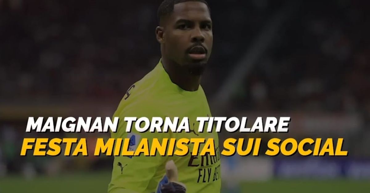 Milan, festa sui social per il ritorno di Maignan: i meme più ...