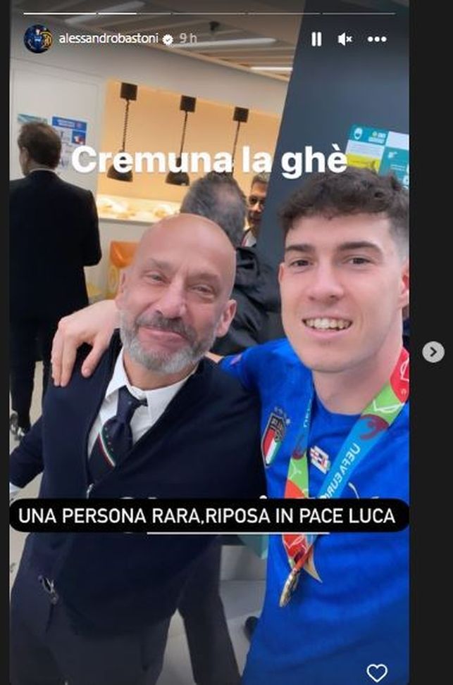 Bastoni e il ricordo di Vialli: “Persona rara, riposa in pace Luca ...