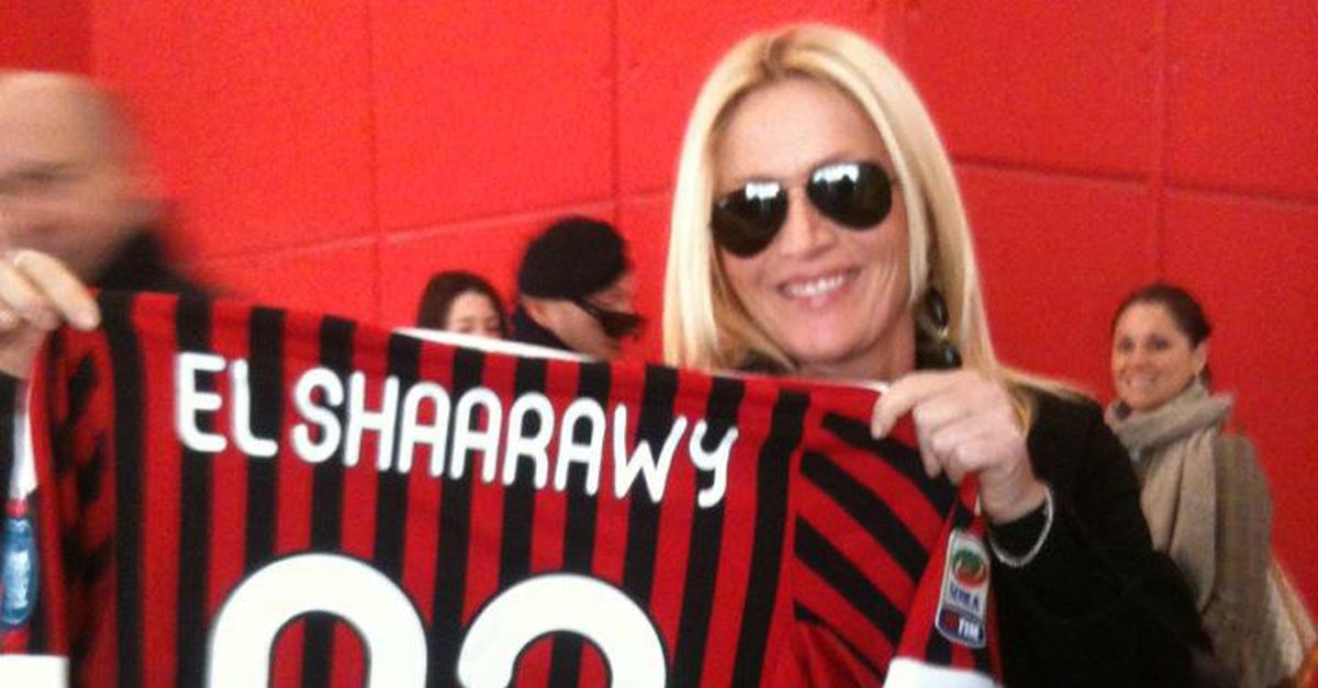 Barbara Carron all’Euganeo con la maglia di El Shaarawy - Padova Sport